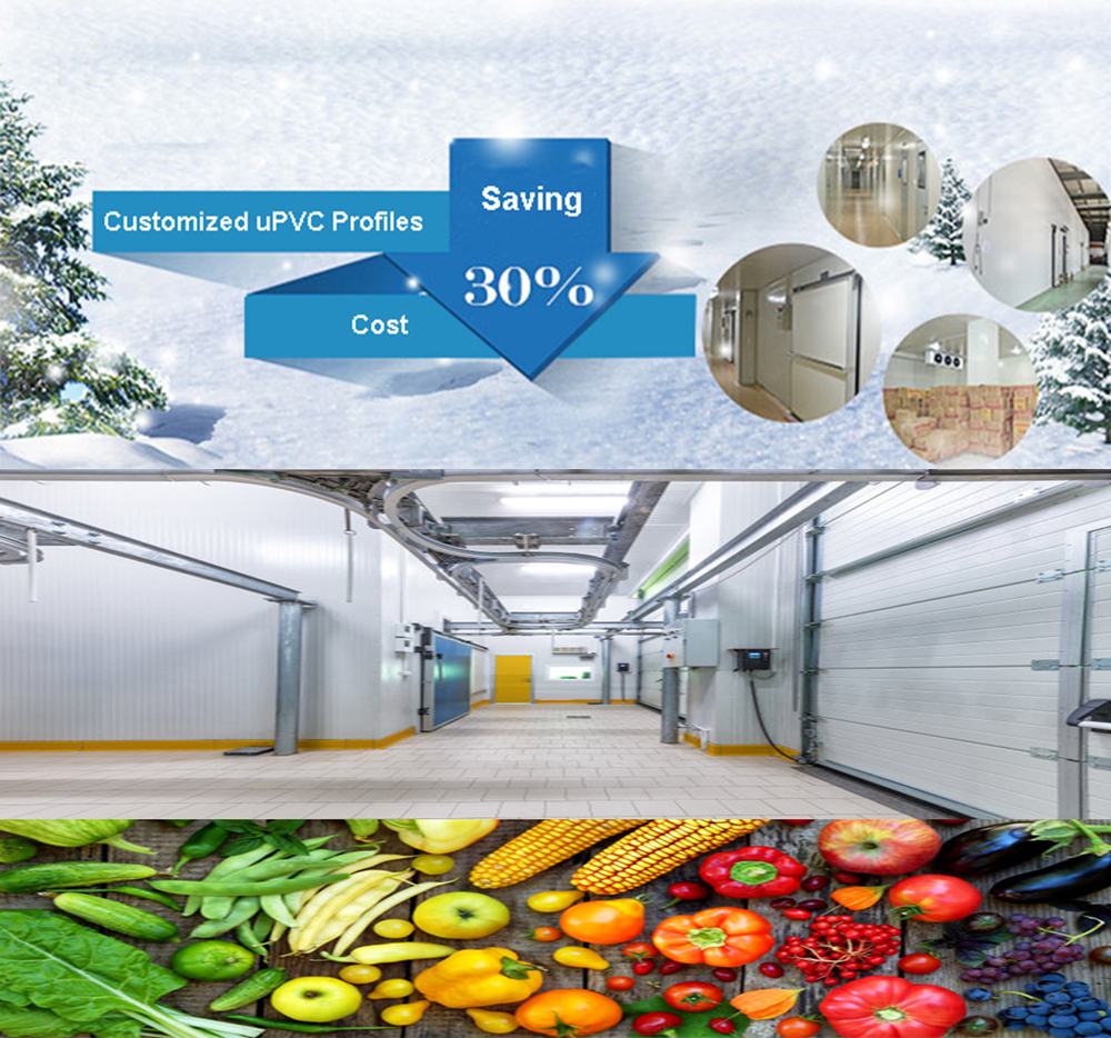 PVC Cold Room Profiles for Refrigeration Doors - Jinan Lumei ...